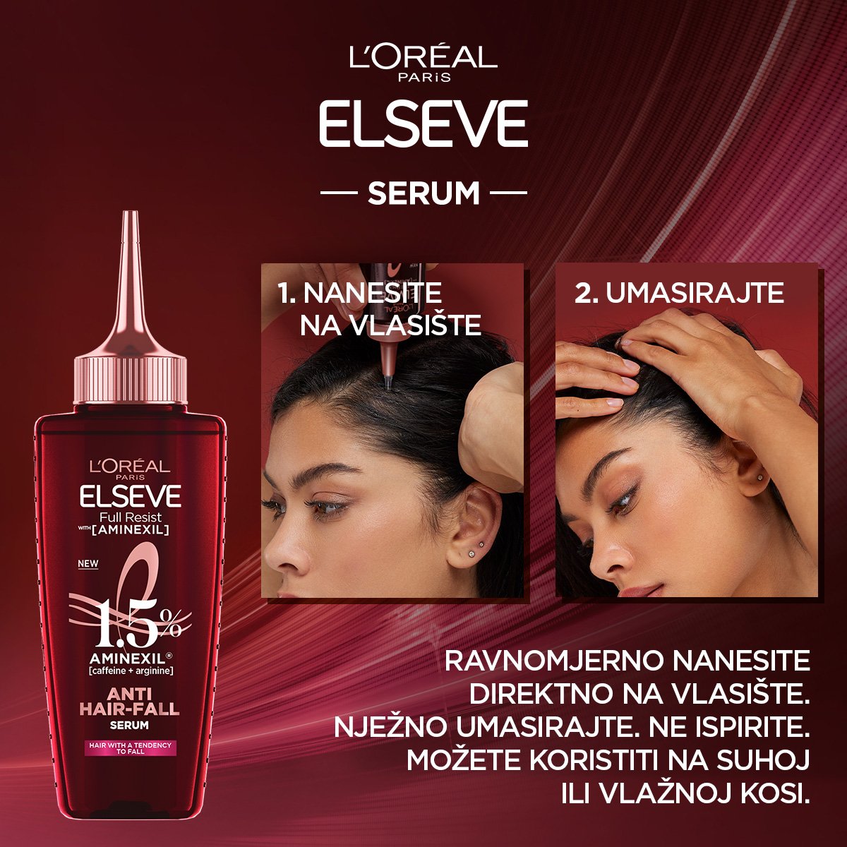 Elseve Full Resist Anti Hair Fall Serum 100ml | L'Oréal Paris