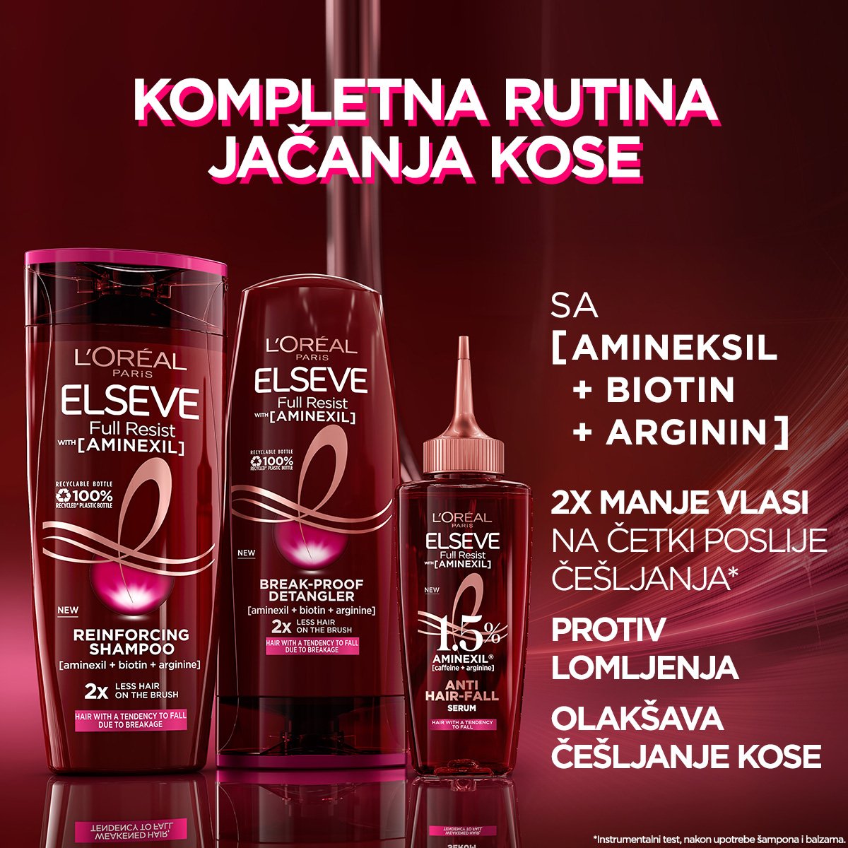 Elseve Full Resist Anti Hair Fall Serum 100ml | L'Oréal Paris