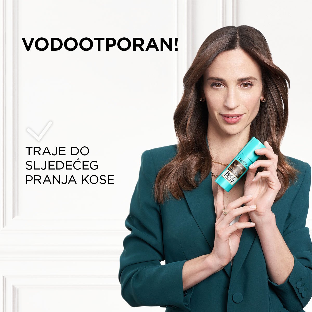 Magic Retouch Boja kose Magic Retouch 3 Brown sprej za prikrivanje ...