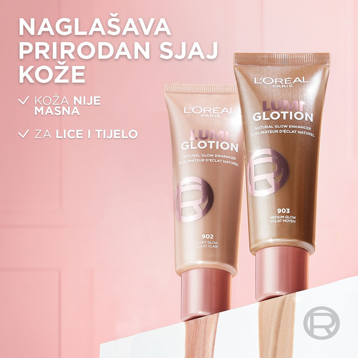 Lumi Glotion Tekući puder za naglašavanje sjaja 902 Light Glow | L ...