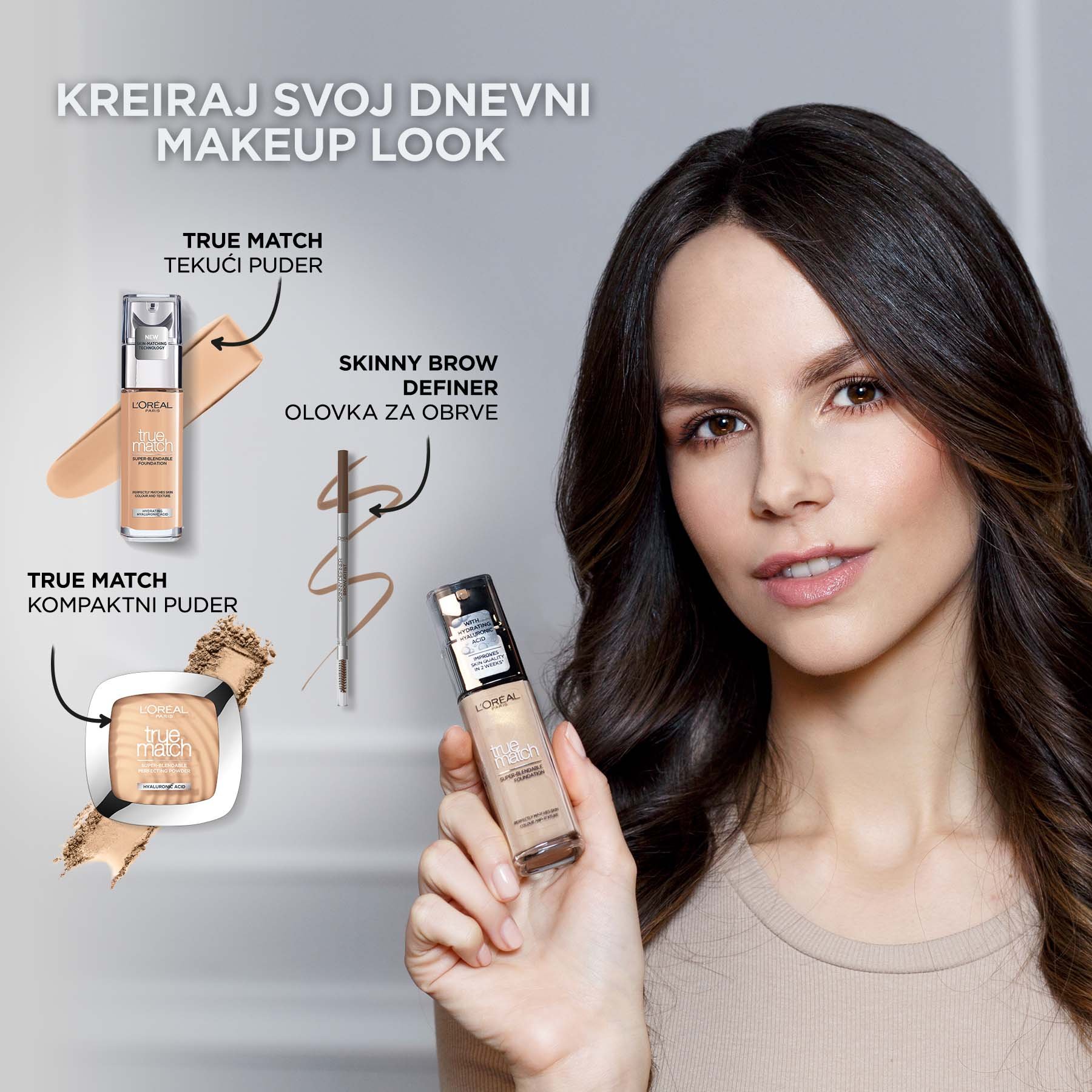 Loreal true match puder nijanse hijaluronska formula | L'Oréal Paris