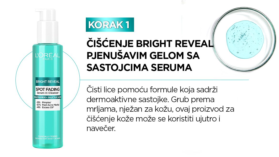 Bright Reveal - Njega lica - Njega kože iz L'Oréala Paris